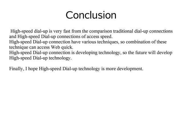 How High-speed Dial-up Work | PPT