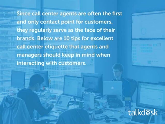 10 Tips For Excellent Call Center Etiquette | PPTX