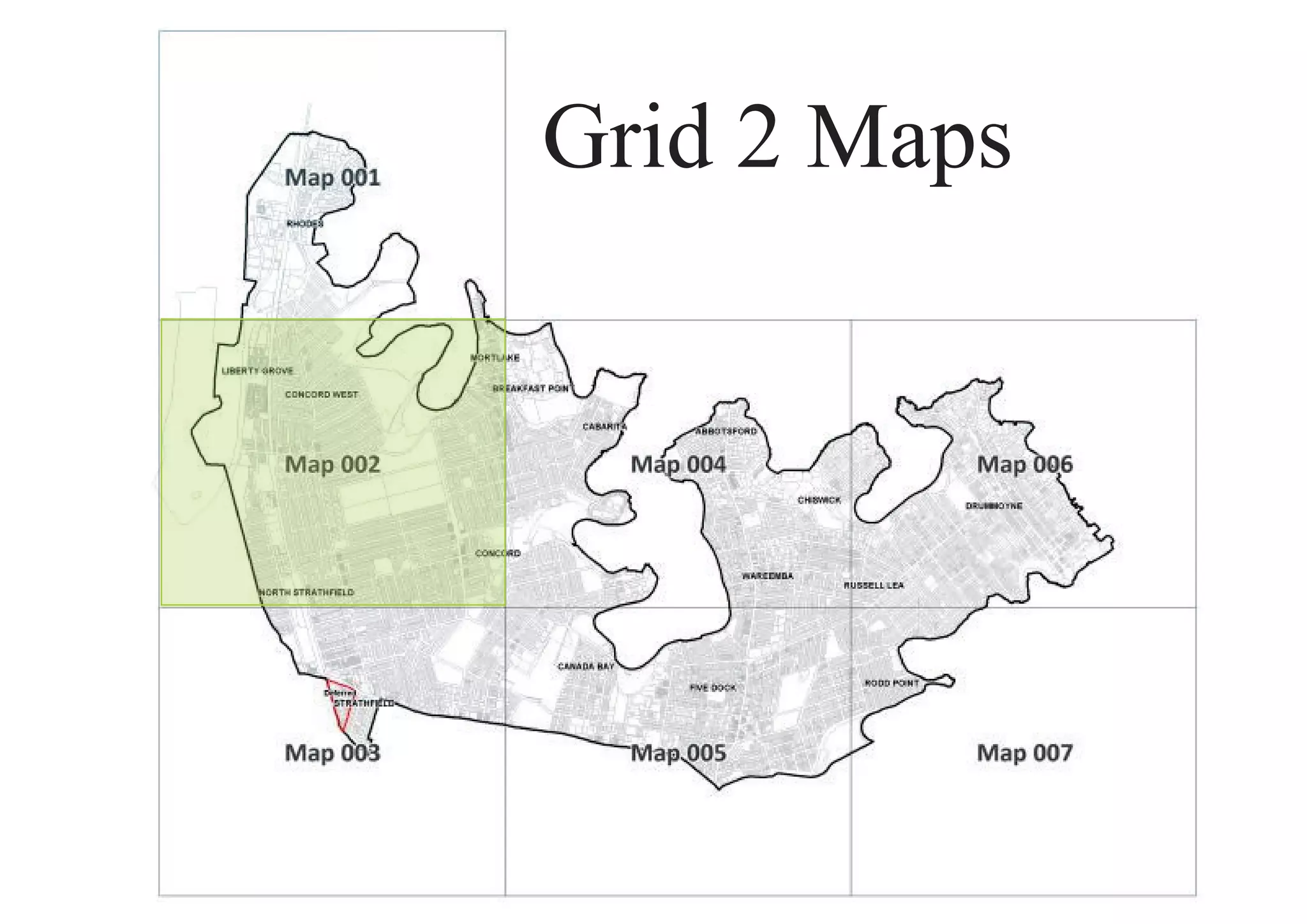 City of Canada Bay LEP Grid 2 Maps | PDF