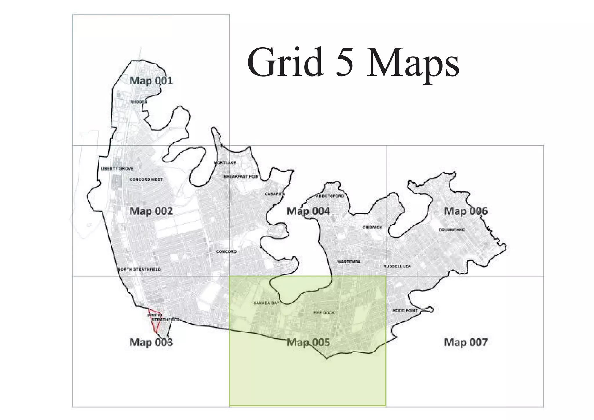City of Canada Bay LEP Grid 5 Maps | PPT