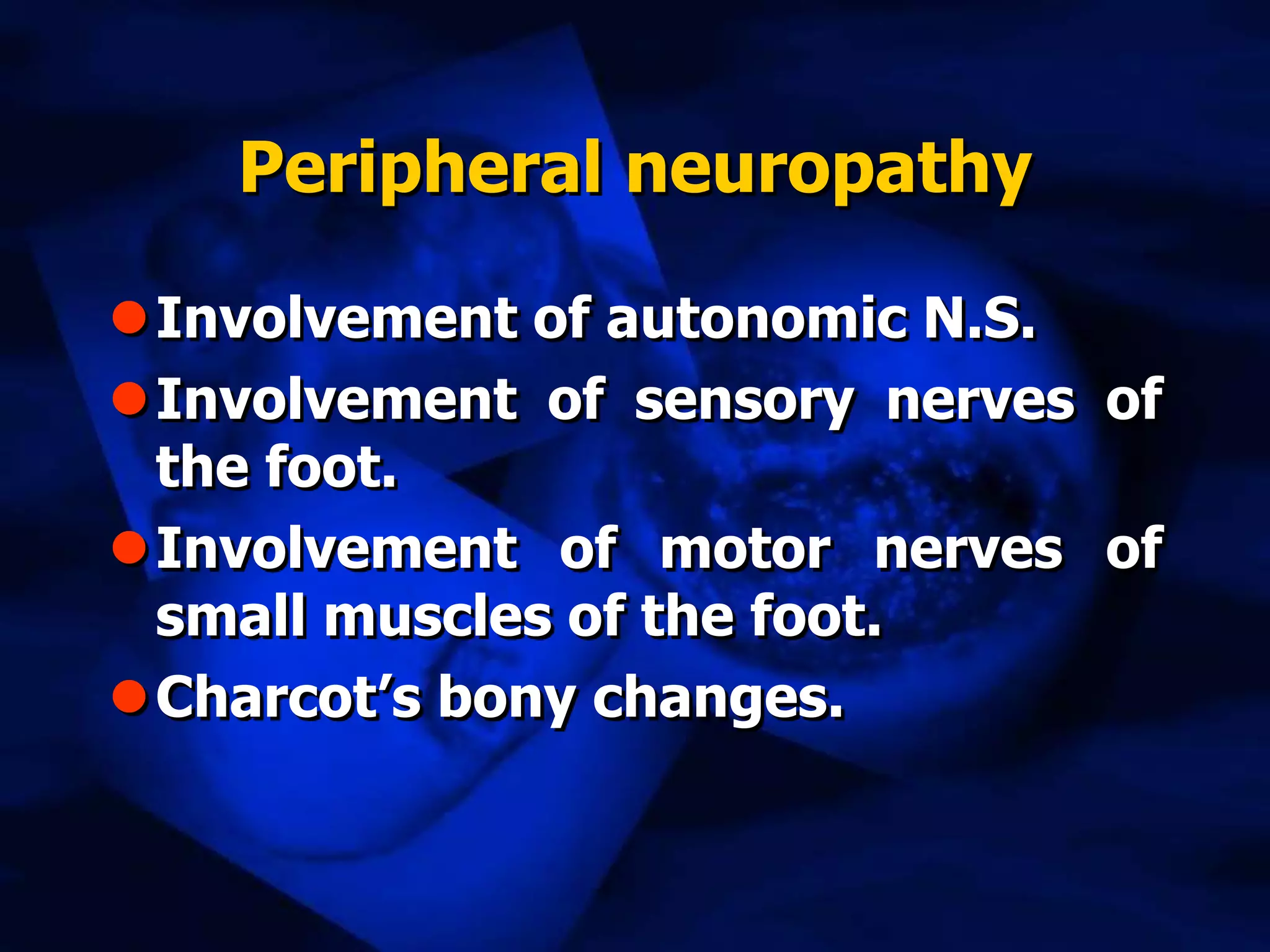 PLASTIC SURGERY OF THE DIABETIC FOOT | PPT