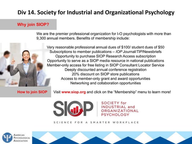 APA Divisions Slideshow at APA Convention 2016 | PPT