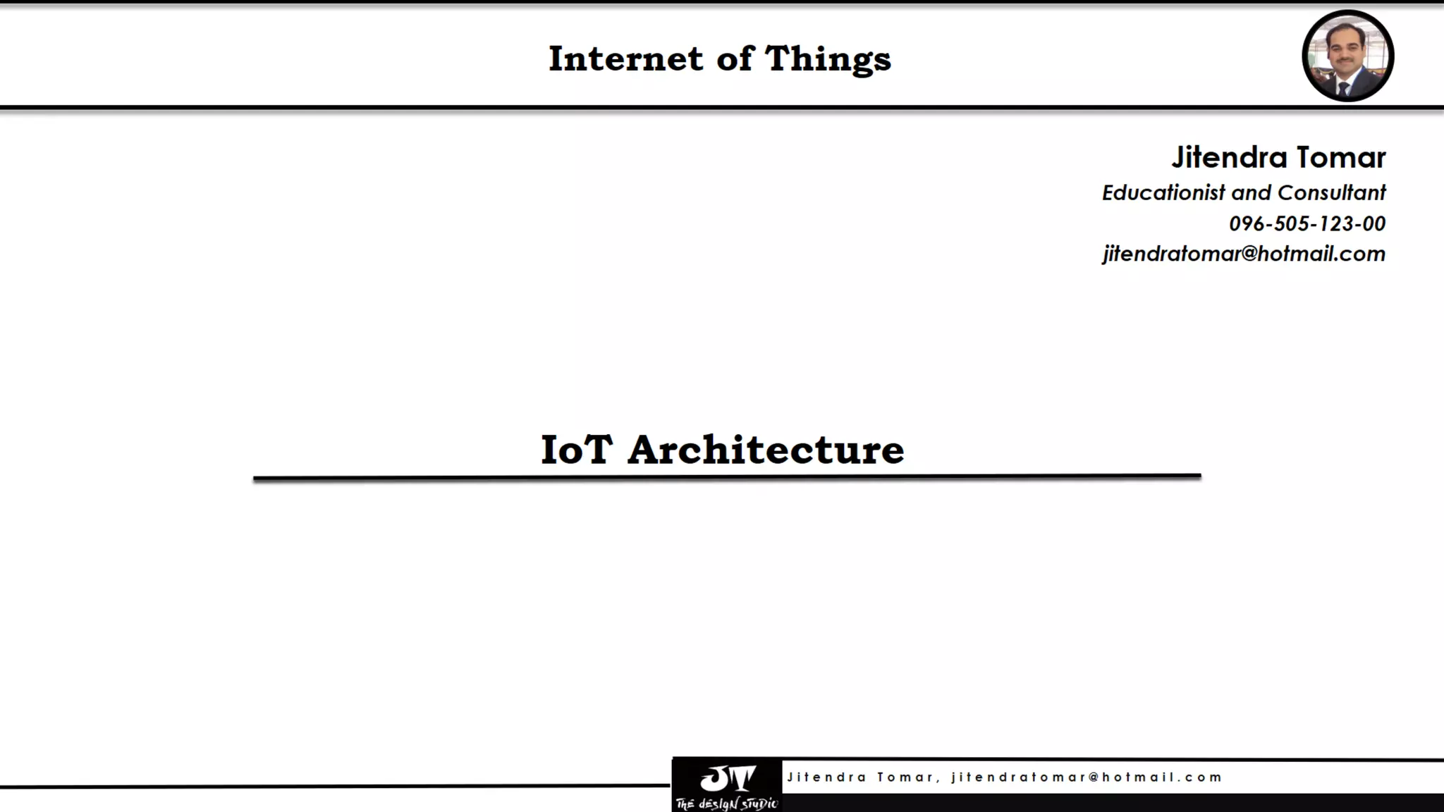 4. Internet of Things - Reference Model and Architecture | PPTX