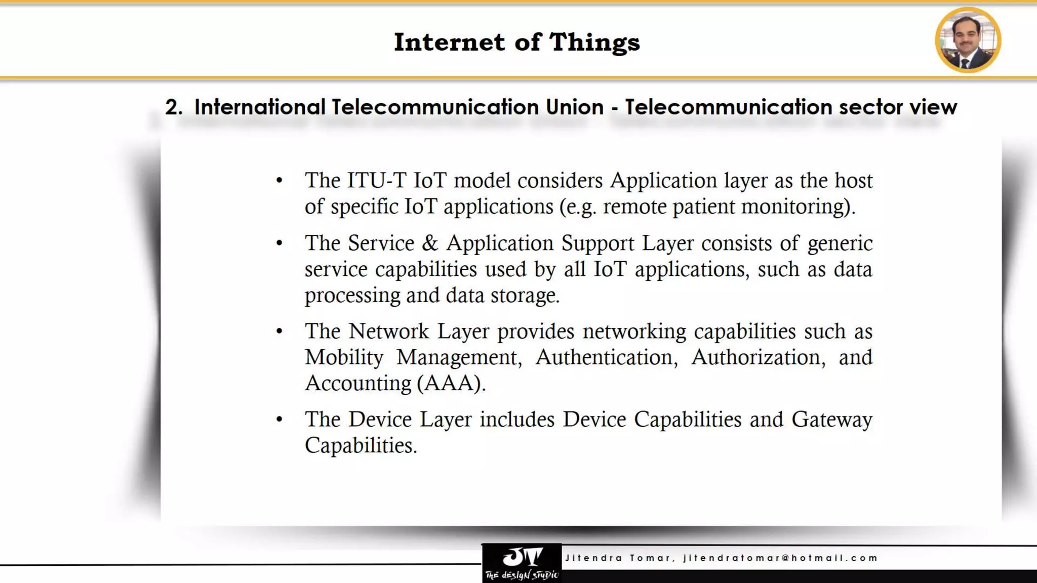 4. Internet of Things - Reference Model and Architecture | PPTX