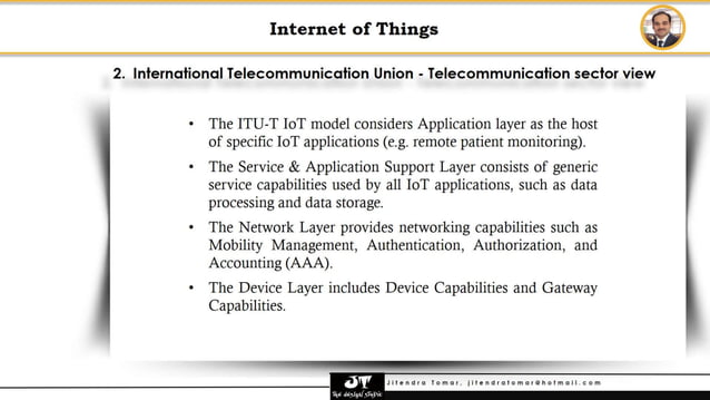 4. Internet of Things - Reference Model and Architecture | PPTX