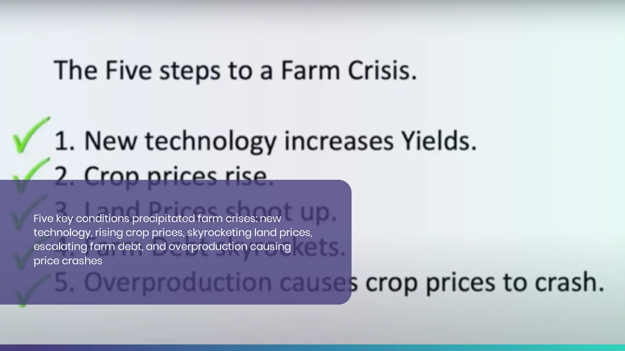 US Farming Facing Financial Crisis siis. | PDF