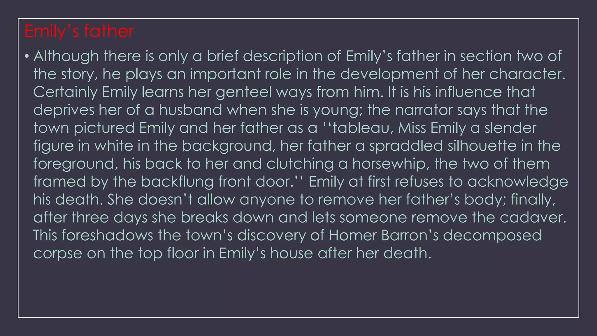 A rose for Emily | PPTX