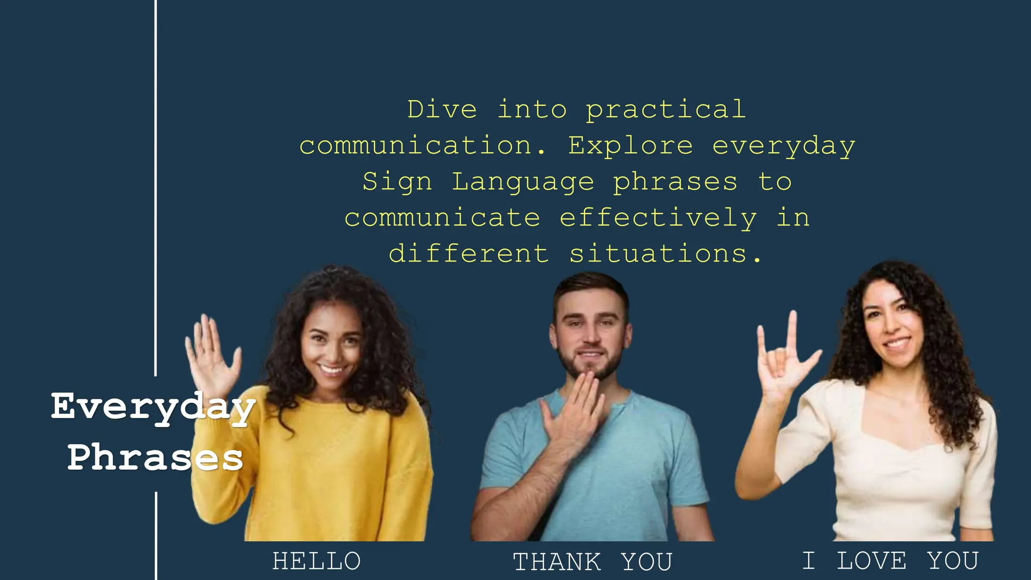 Basic Sign Language | PPTX