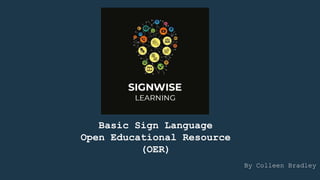 Basic Sign Language | PPTX