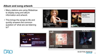 DAB slideshow status and examples | PPTX