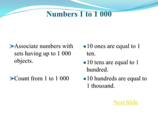 Slide Show Exploring The Numbers By Number Senses And Numeration | PPTX