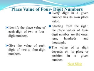 Slide Show Exploring The Numbers By Number Senses And Numeration | PPTX