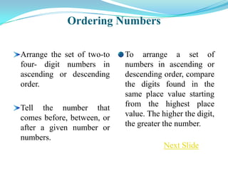Slide Show Exploring The Numbers By Number Senses And Numeration | PPTX