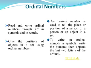 Slide Show Exploring The Numbers By Number Senses And Numeration | PPTX ...
