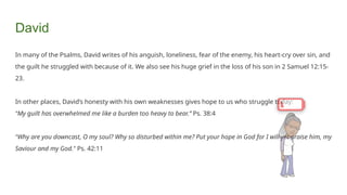 Slide show for Depression in the Bible - Bible Study.pptx