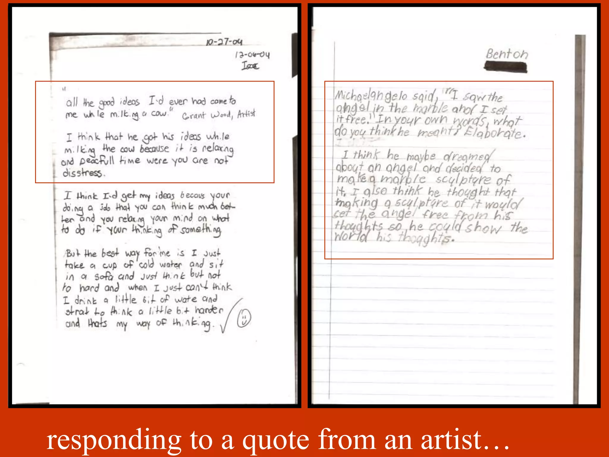 Journaling in the ElementaryArt Classroom | PPT