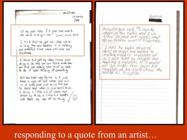 Journaling in the ElementaryArt Classroom | PPT