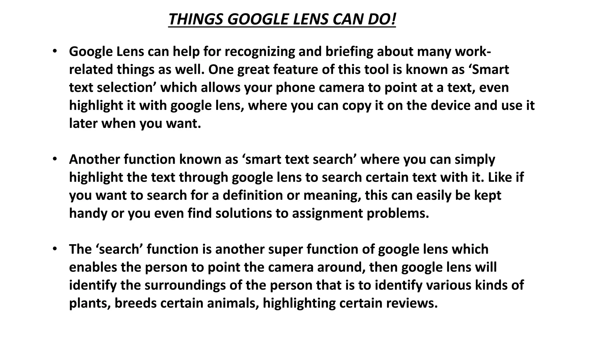 What Is Google Lens? | PPTX