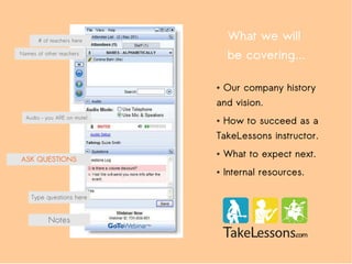 TakeLessons Teacher Orientation | PPT