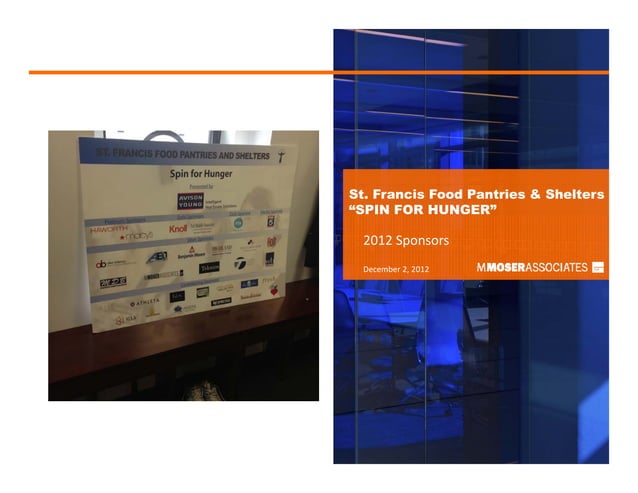 St. Francis Food Pantry Fundraiser: Spin for Hunger | PDF