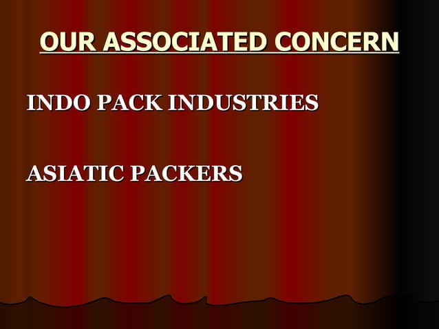 Slide Show(Jai Bharat Packers) | PPT