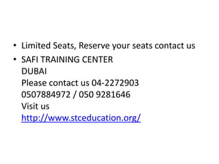 job oriented package announced by stc education dubai | PPSX