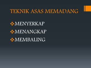 Slide show kemahiran memadang dalam kriket | PPTX