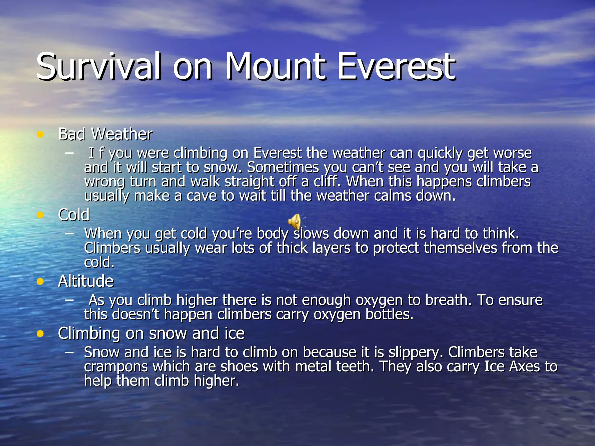 Mt Everest Slideshow | PPT