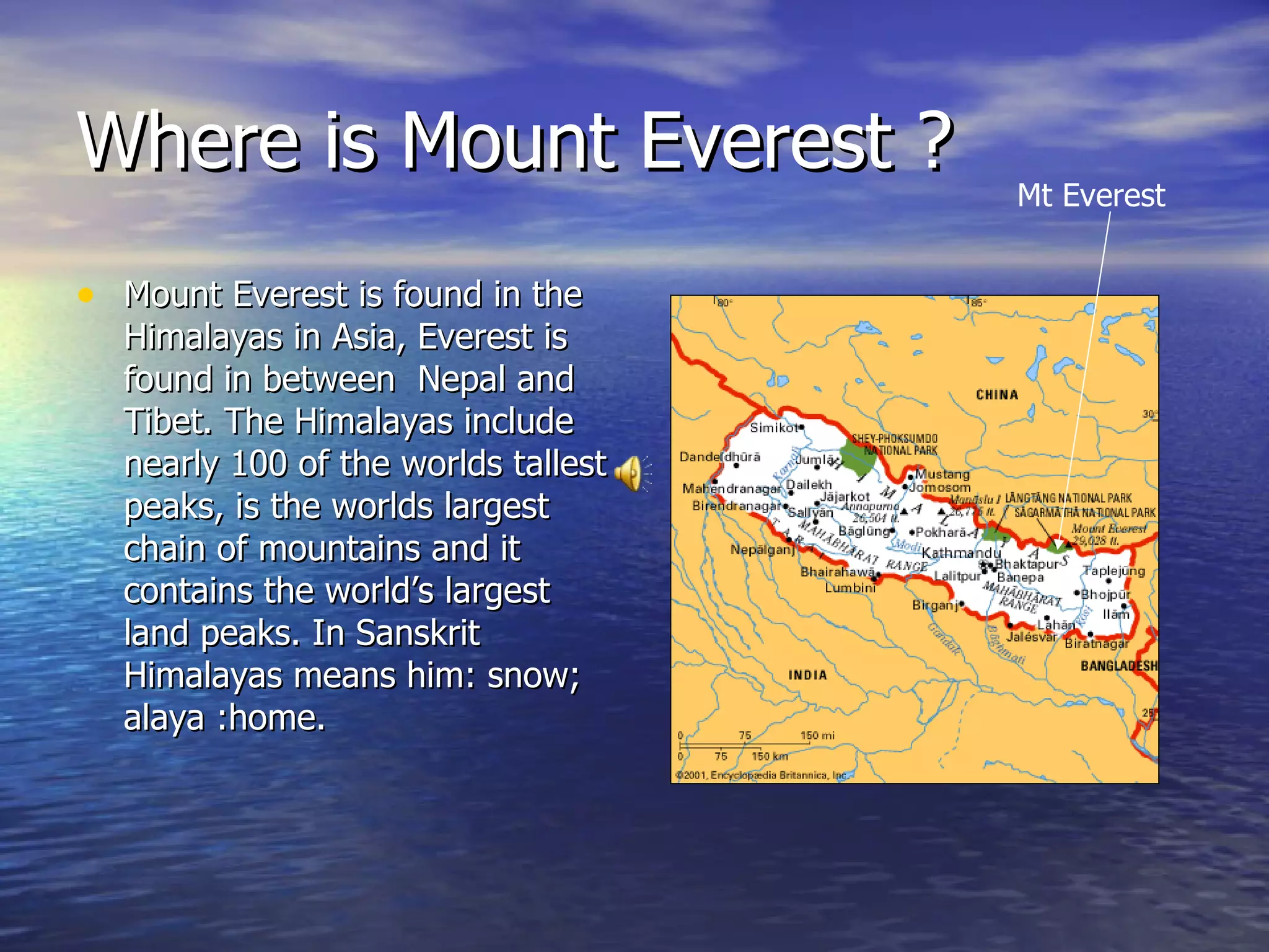 Mt Everest Slideshow | PPT