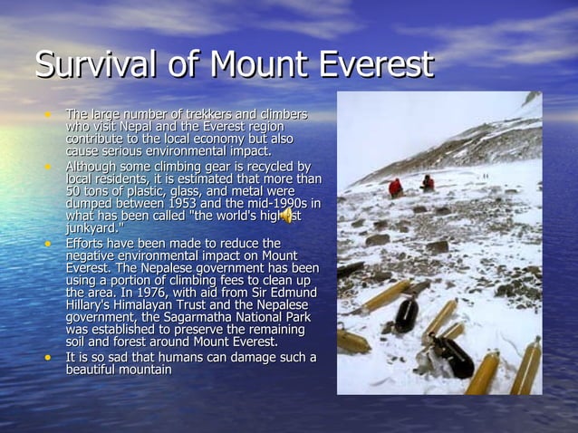 Mt Everest Slideshow | PPT