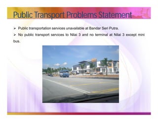 Slideshow of public transport study | PPT