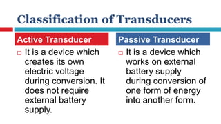 Slideshow on transducers | PPSX