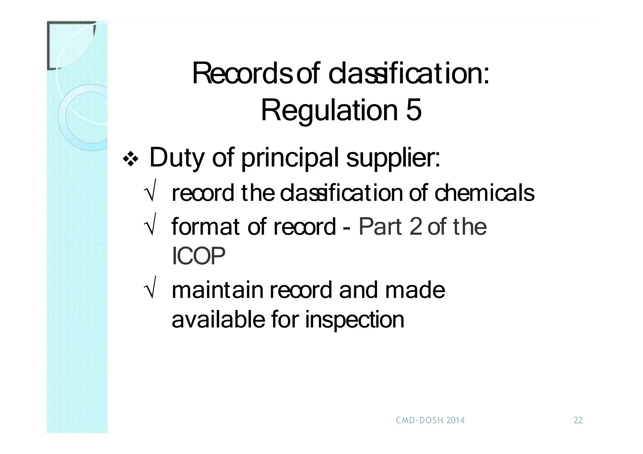 CLASS Regulation 2013 malaysia for industry.pptx