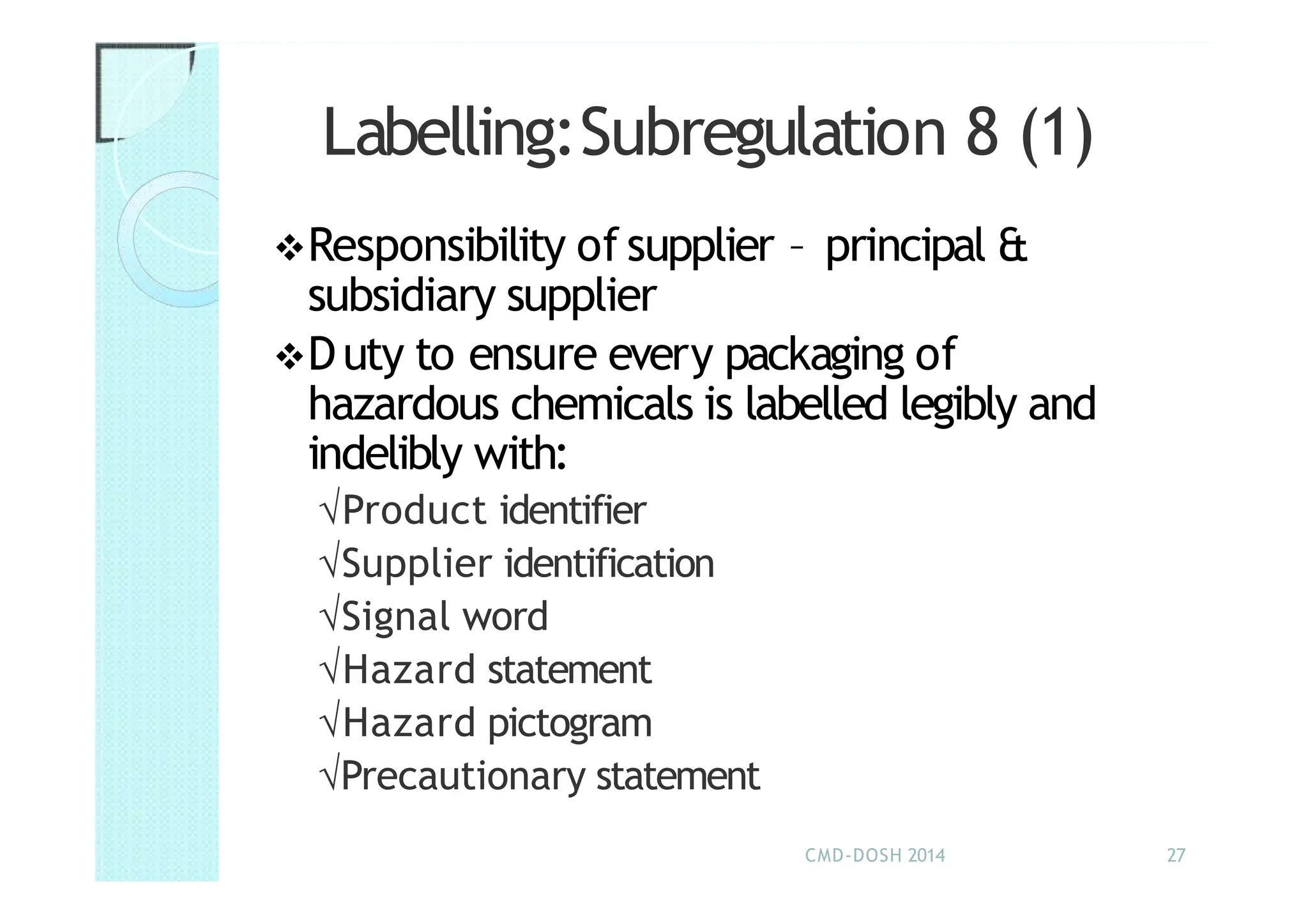 CLASS Regulation 2013 malaysia for industry.pptx