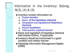 CLASS Regulation 2013 malaysia for industry.pptx