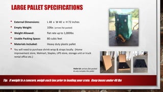 UPakWeShip presents the International Moving Pallet Service | PPT