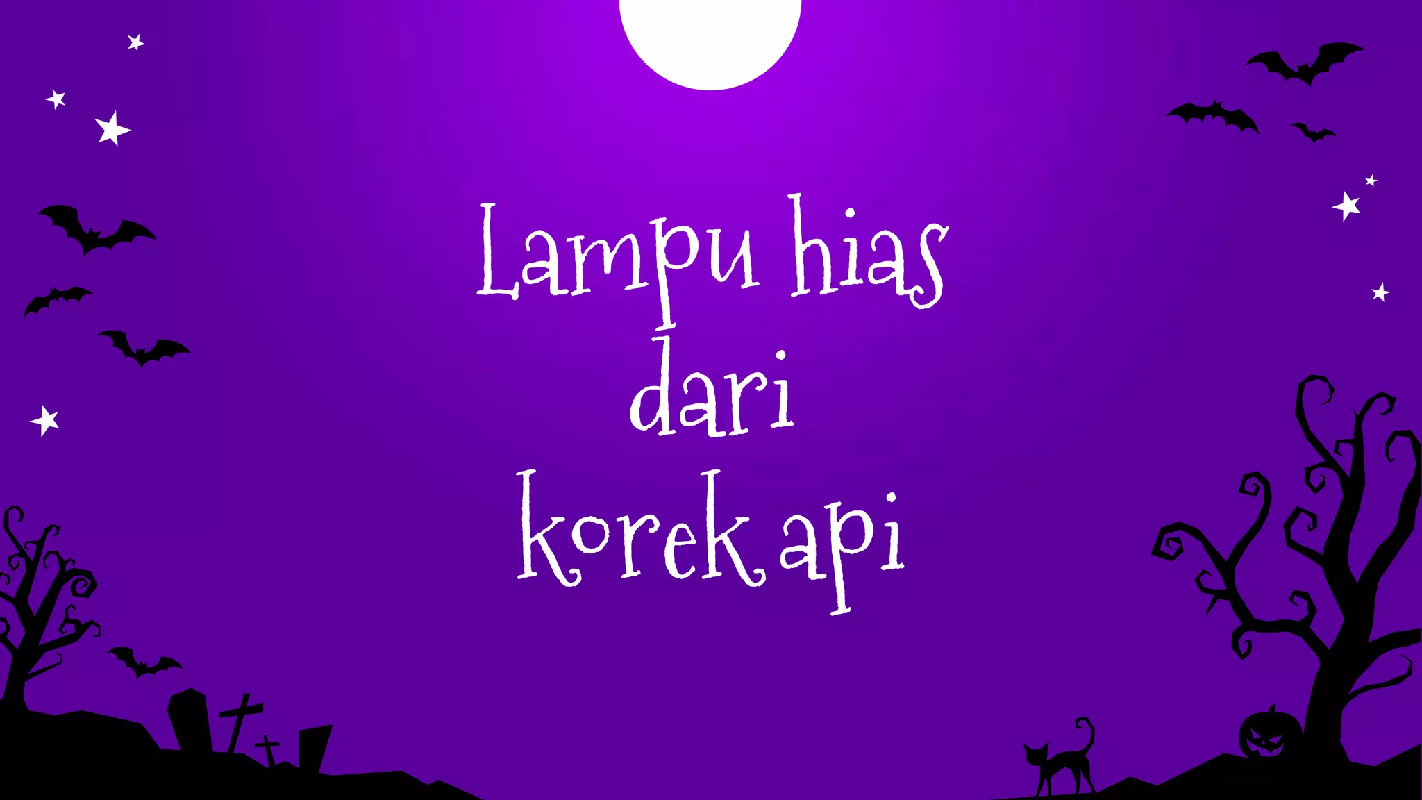 Lampu Hias dari Korek Api Bekas | PPTX
