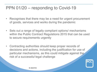 Slideshow procurement policy aug 2020 | PPTX