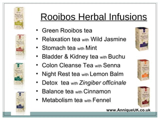 Annique Rooibos Products | PPT