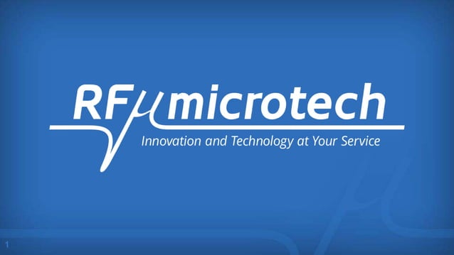 RF Microtech Company Profile | PPT