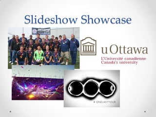Slideshow showcase | PPT