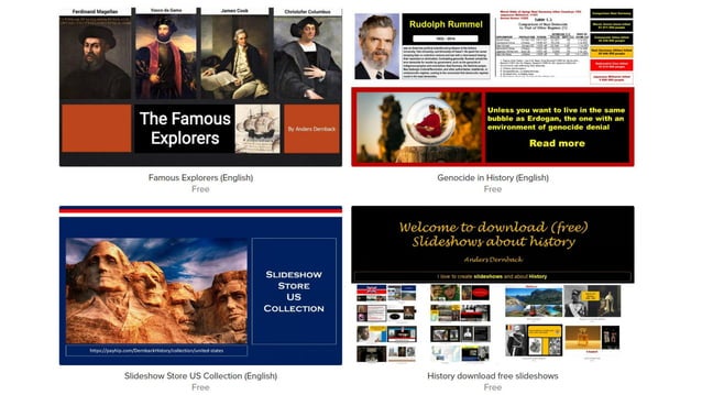 Slideshows in English made in Power Point and free. | PPT