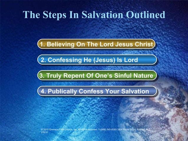 Steps In Salvation VOLUME I | POT | Christianity | Religion & Spirituality