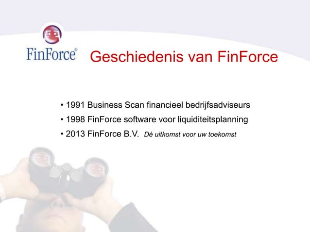 Bedrijfspresentatie FinForce juli 2014 | PPT