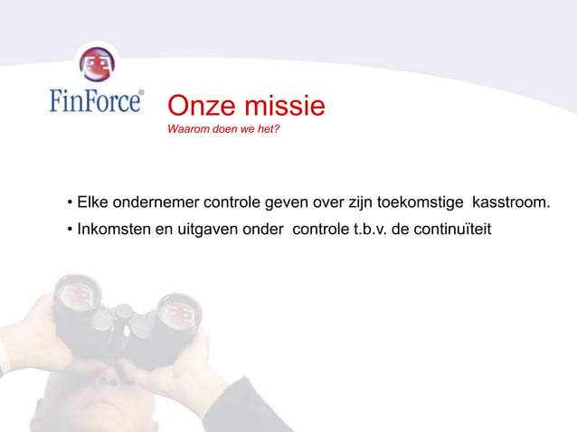 Bedrijfspresentatie FinForce juli 2014 | PPT