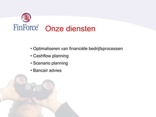 Bedrijfspresentatie FinForce juli 2014 | PPT