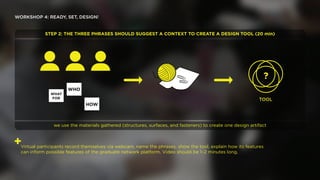 Workshop 4: ready, set, design! | PPT