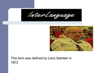 Inter-language theory | PPT