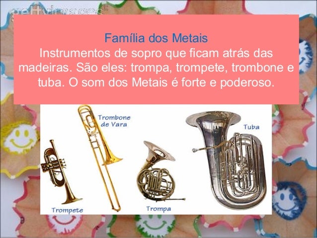 Slides instrumentos de orquestra