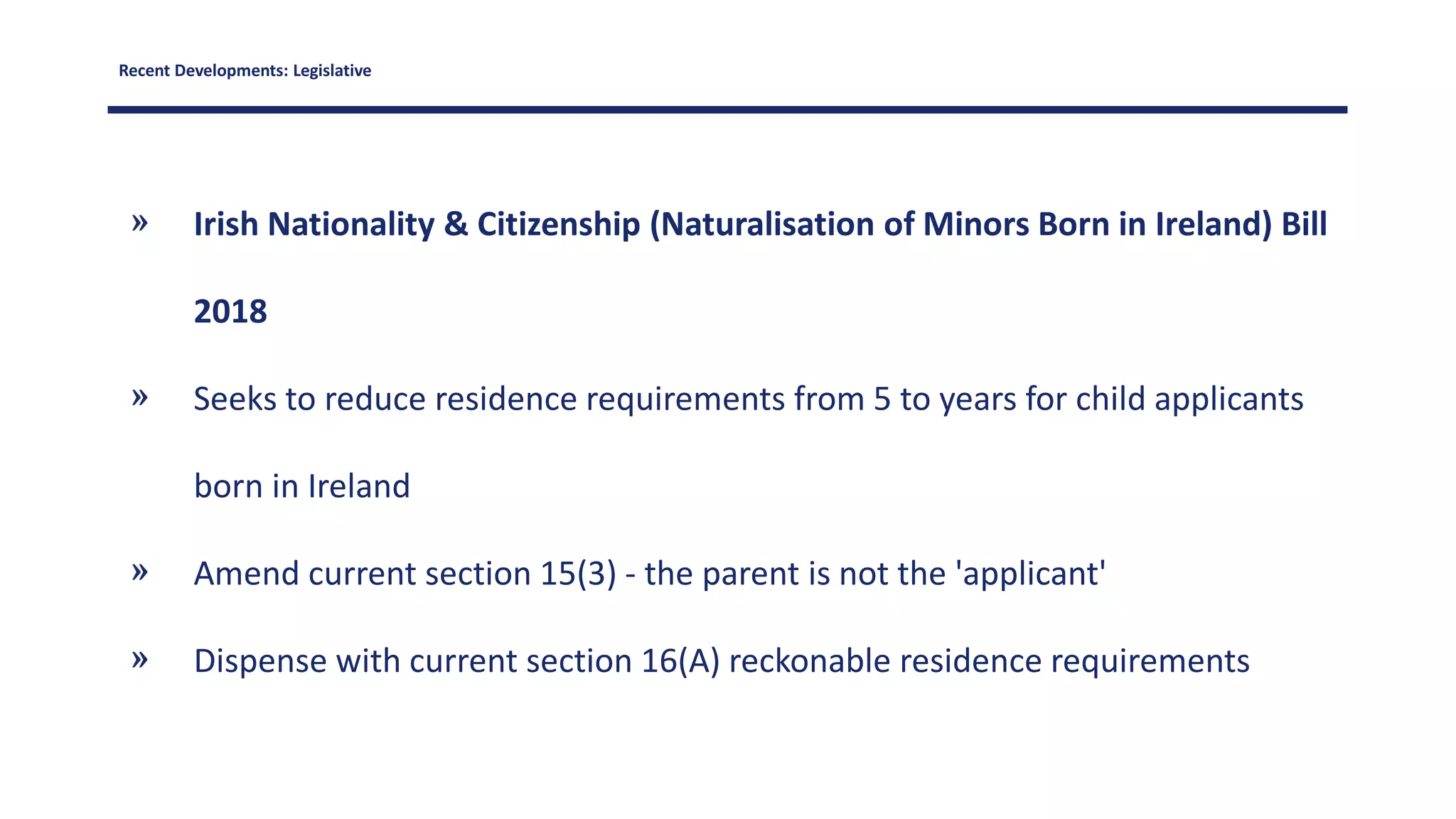 Irish citizenship an overview of recent developments | PDF | Law
